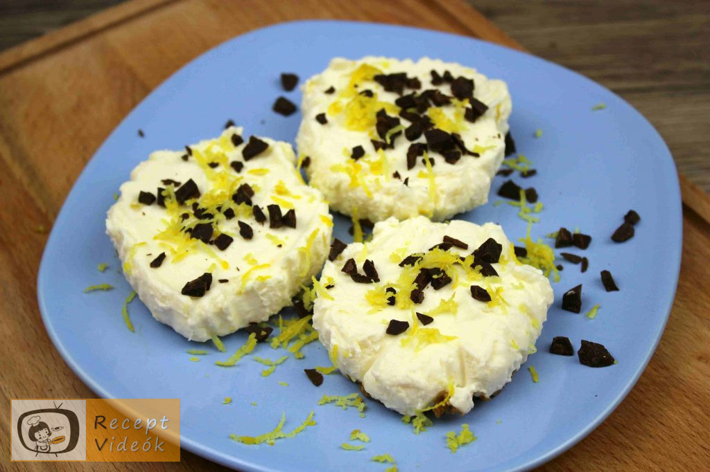 CITROMOS MINI SAJTTORTA RECEPT - citromos mini sajttorta készítése