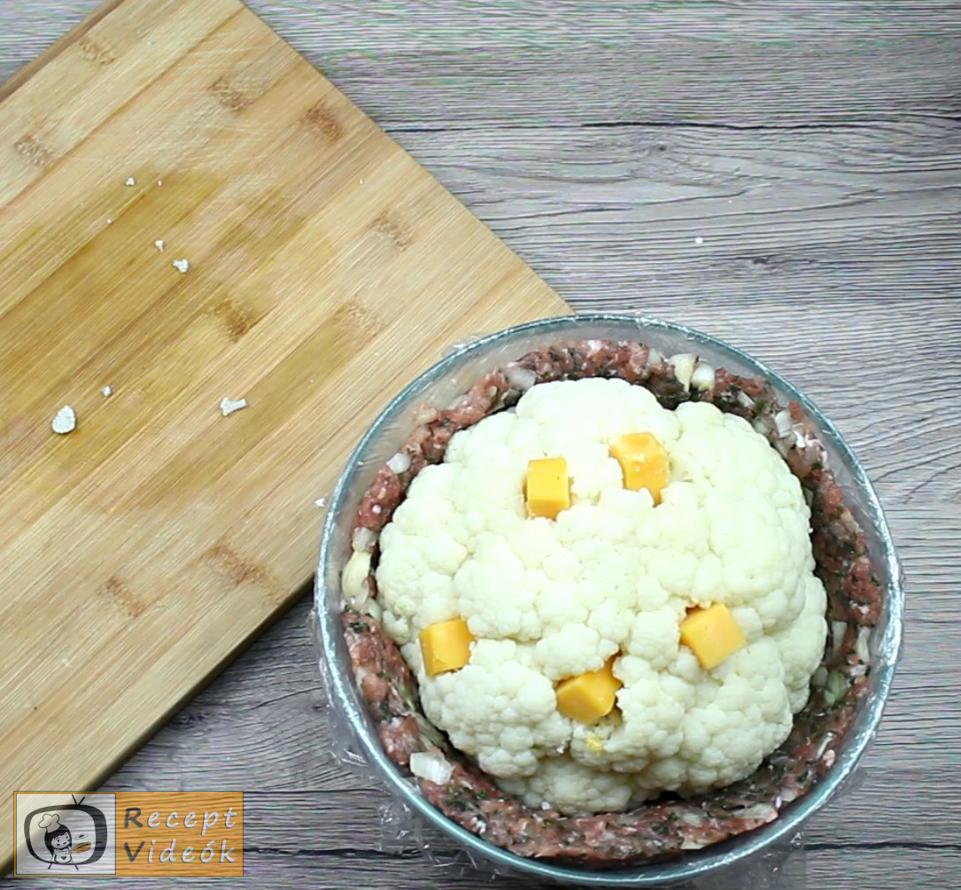 TÖLTÖTT KARFIOL RECEPT VIDEÓVAL - töltött karfiol készítése