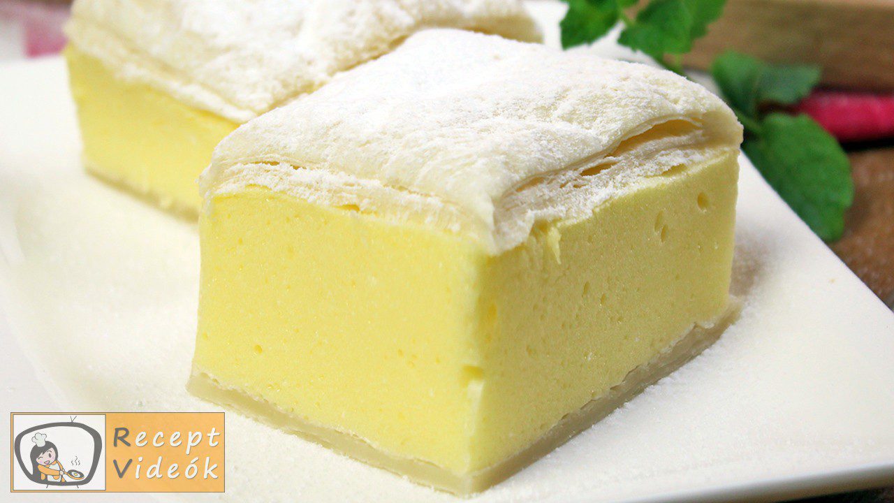 EGYSZERŰ KRÉMES RECEPT VIDEÓVAL - krémes készítése