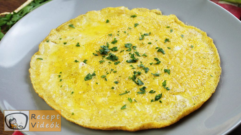 EGYSZERŰ OMLETT RECEPT VIDEÓVAL - omlett készítése