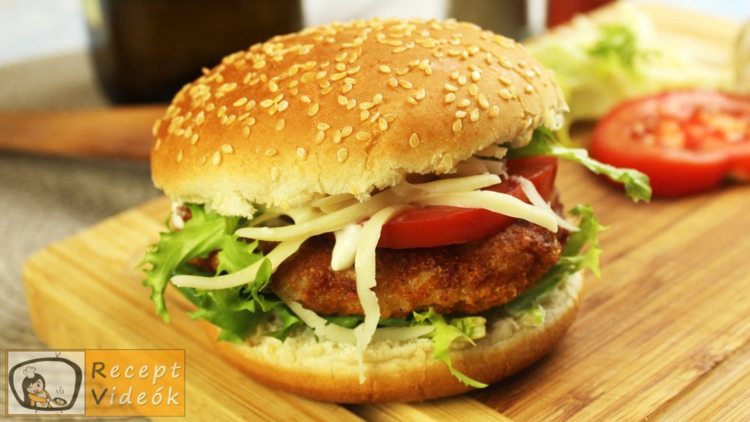 VEGA BURGER RECEPT VIDEÓVAL - vega burger készítése